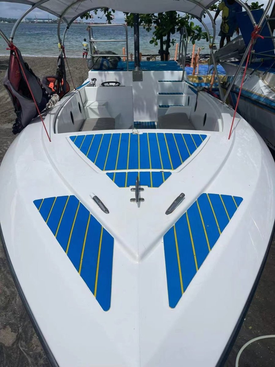 Fantastic EVA Yacht Deck Mats Boat Flooring EVA Foam Decking blue over ...