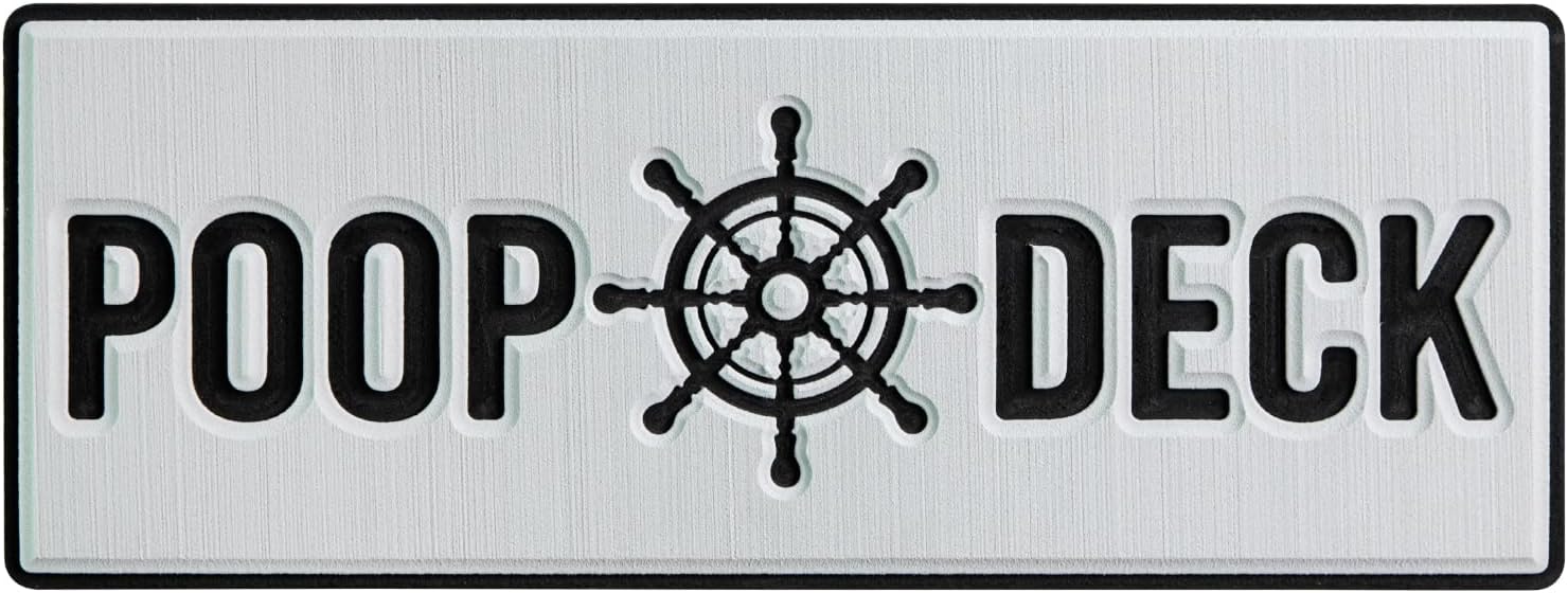 POOP DECK Boat Sign | Wall Plaque Sign – HJDECK