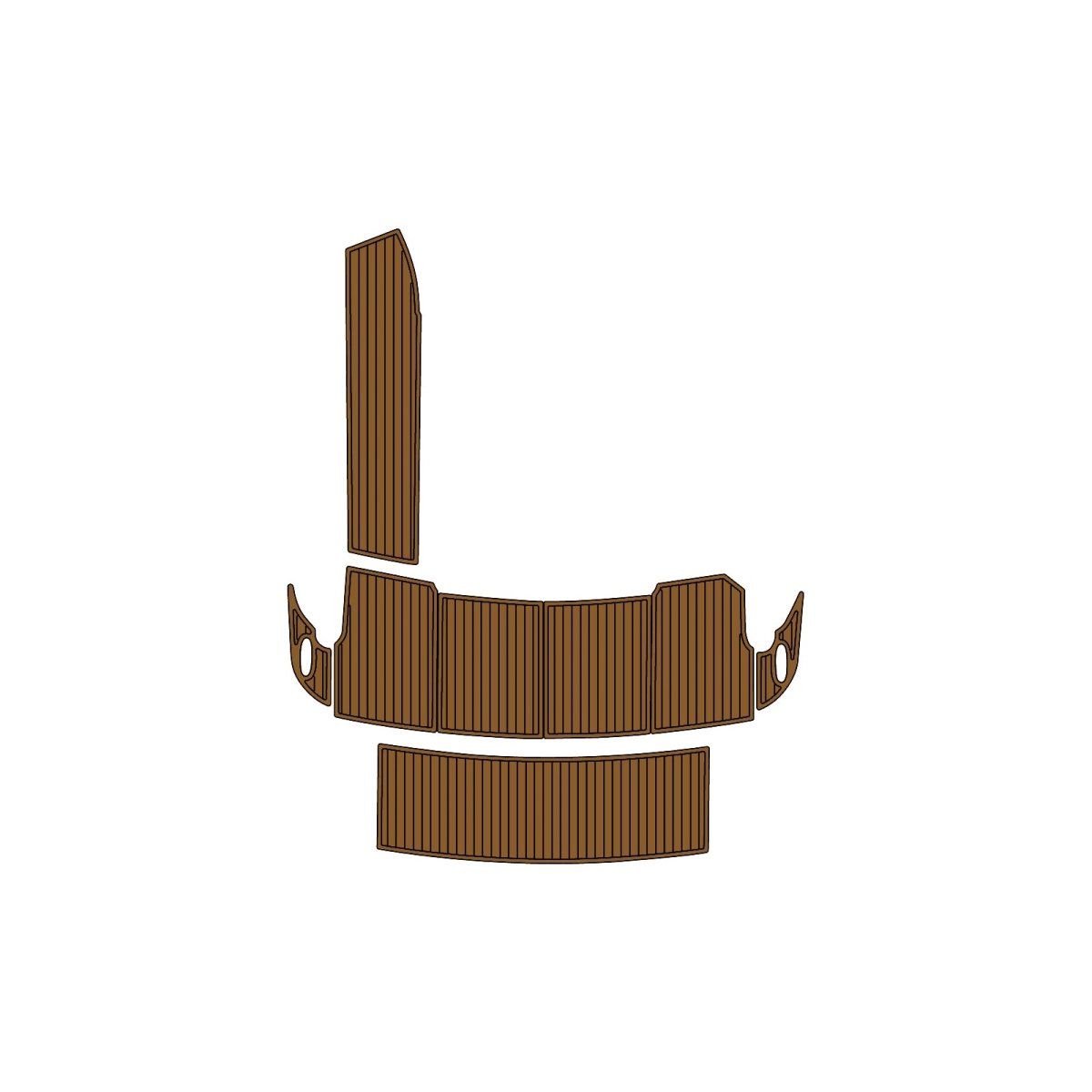 2020 Formula 350 CBR EVA Foam Faux Teak Boat Deck MatteMarine Flooring ...